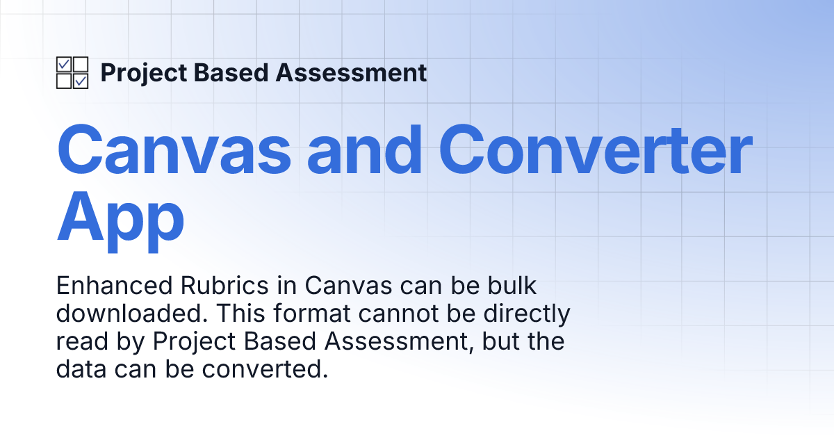 Canvas and Converter App | Project Based Assessment