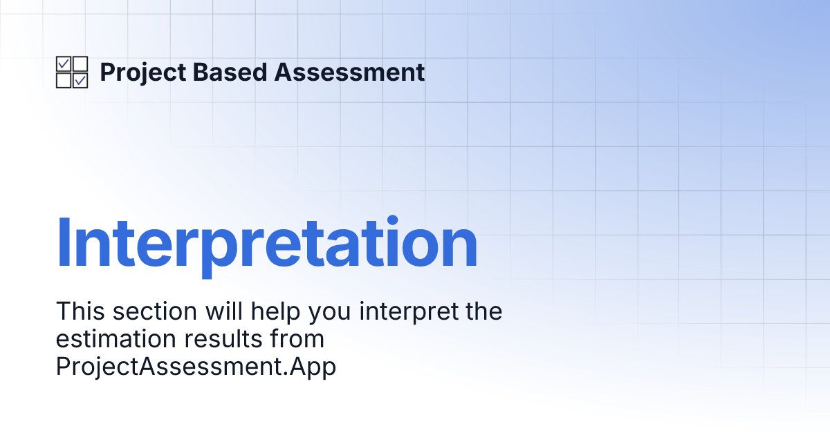 Interpretation | Project Based Assessment